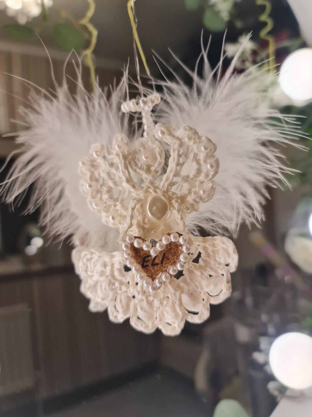 Personalized Christmas Angel Ornament - Etsy UK