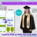 Stole Graduation Template,graduation Sash,graduation Stole Png,custom ...