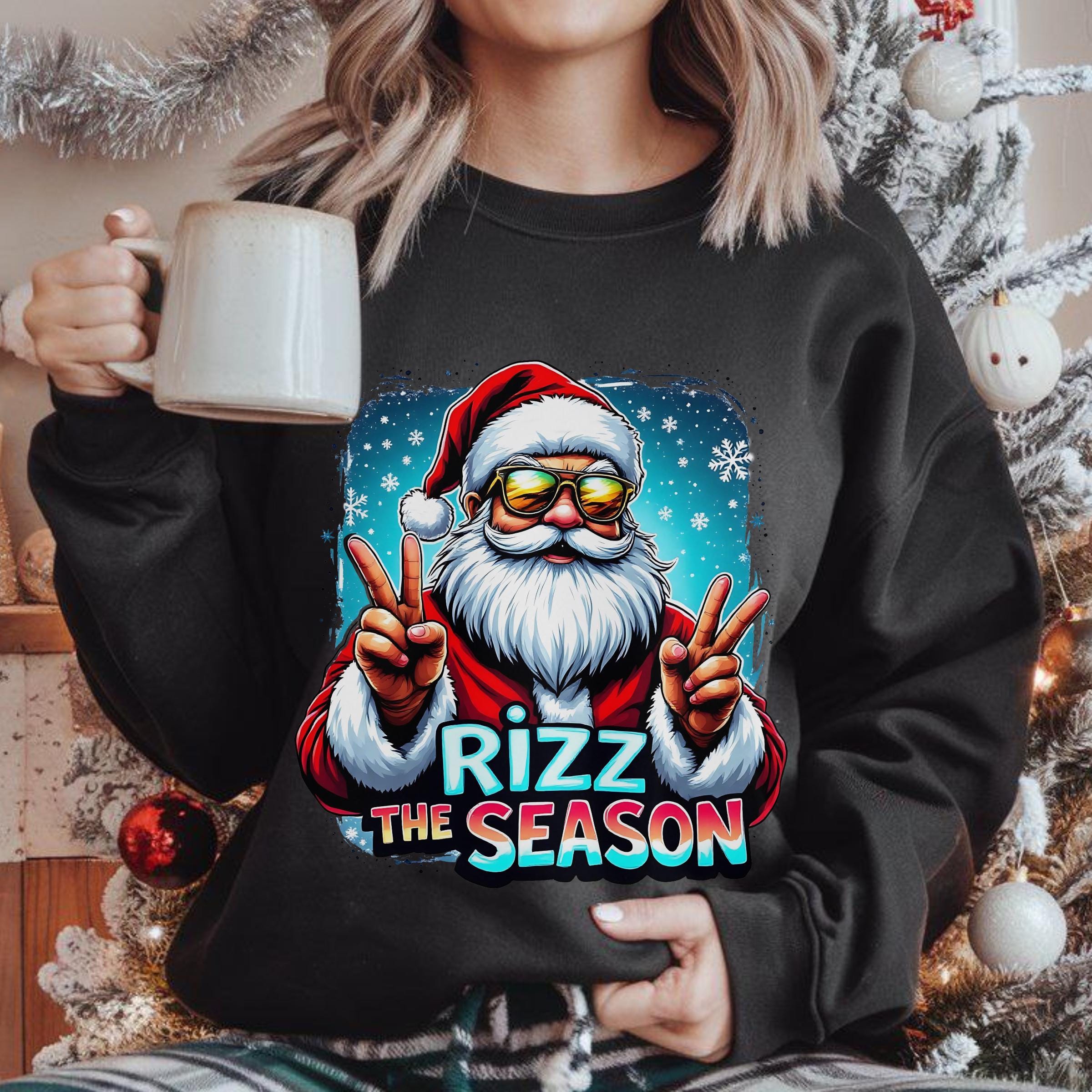 Rizz the Season Png,rizz Em Shirt,merry Christmas Bruh,skibidi Rizzmas ...