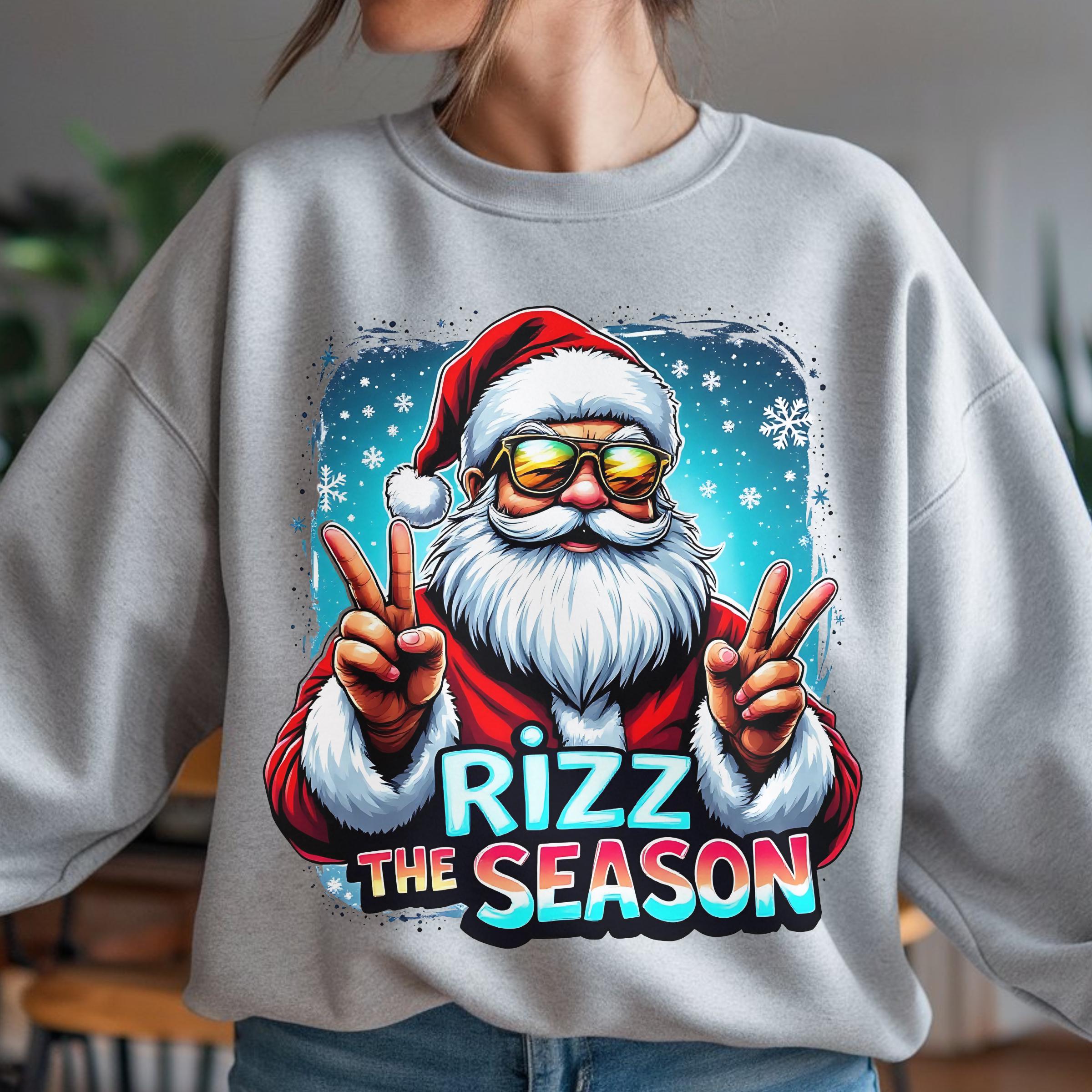 Rizz the Season Png,rizz Em Shirt,merry Christmas Bruh,skibidi Rizzmas ...