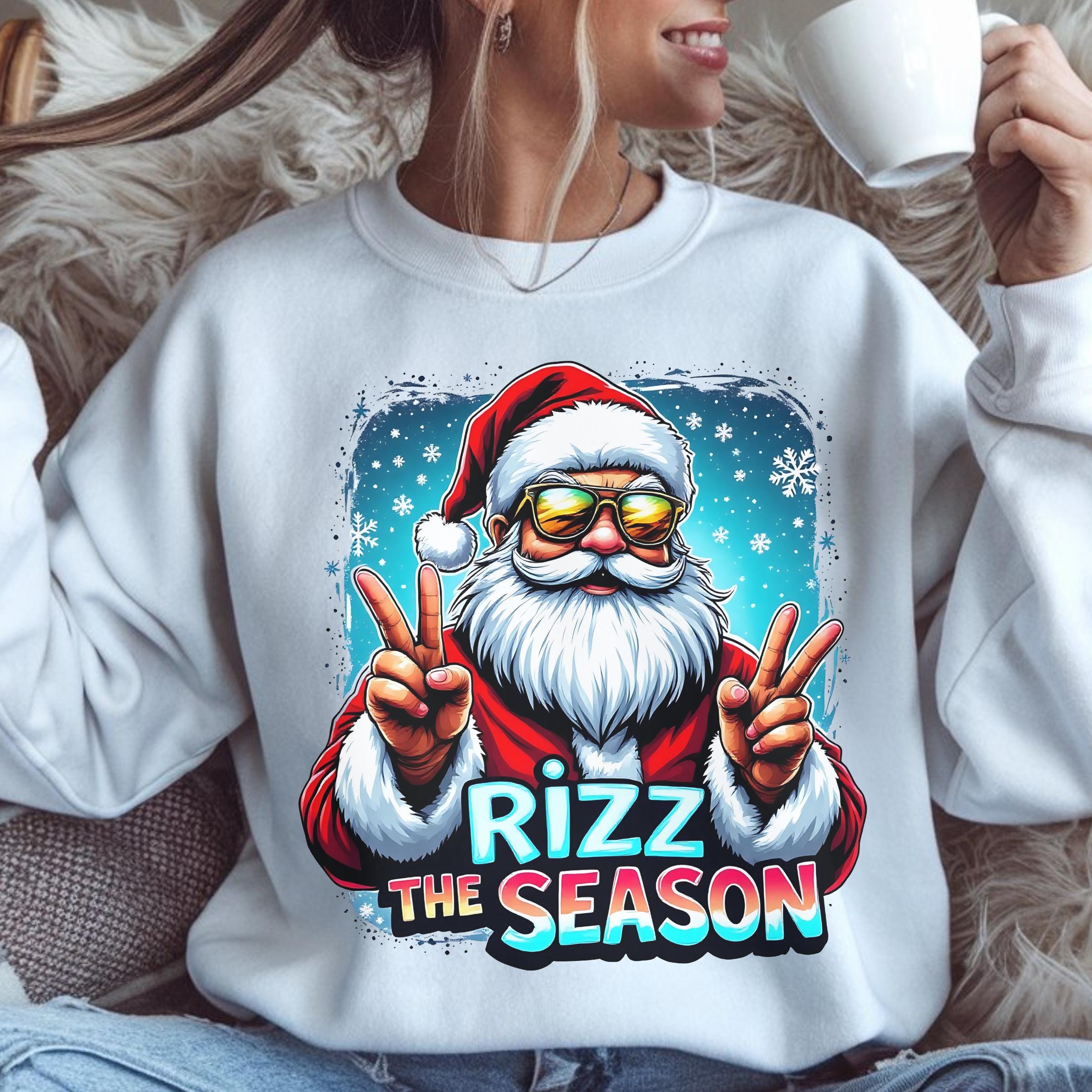 Rizz the Season Png,rizz Em Shirt,merry Christmas Bruh,skibidi Rizzmas ...