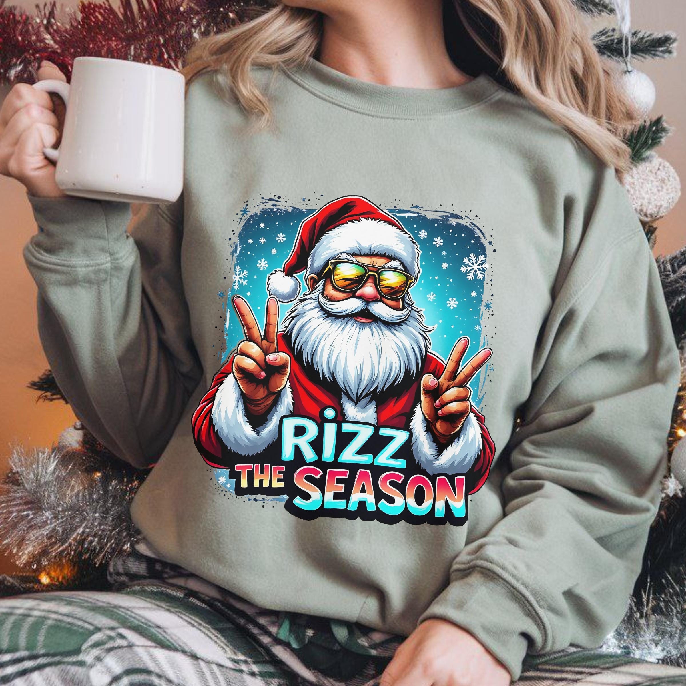 Rizz the Season Png,rizz Em Shirt,merry Christmas Bruh,skibidi Rizzmas ...
