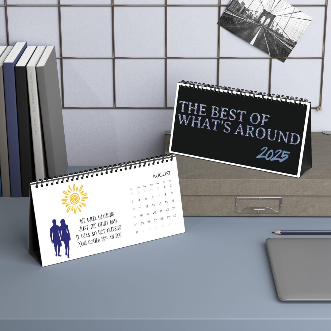 DMB Lyrics Desk Calendar 2025 - Office Decor - Dave Fan Gift - Etsy