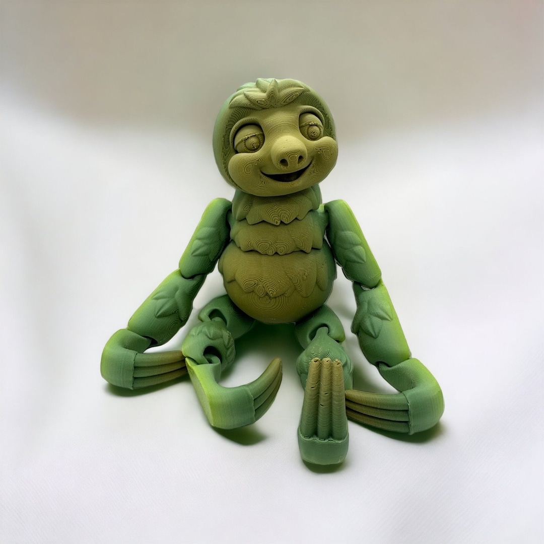 3D Printed Sloth - Etsy