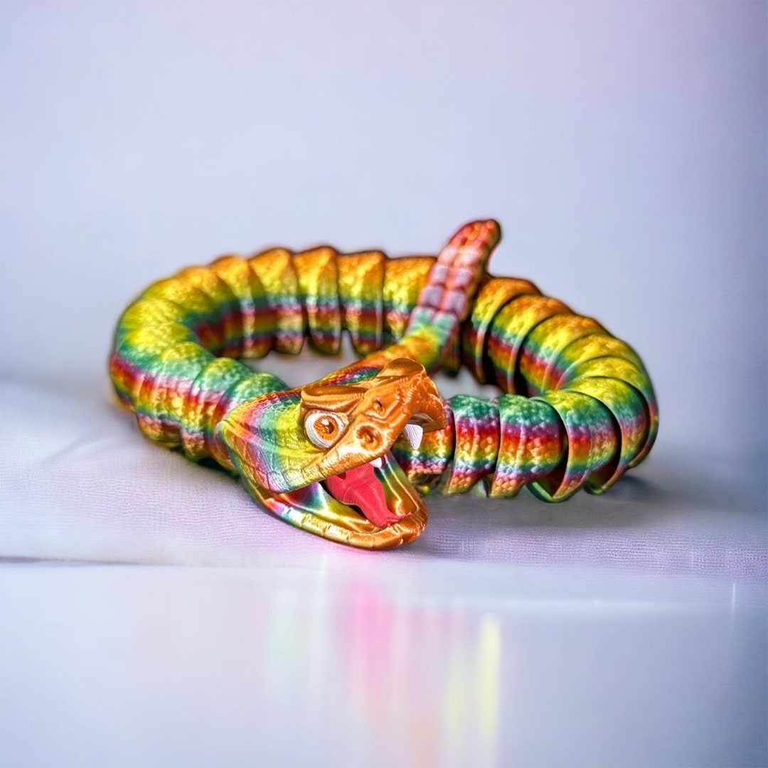Rattlesnake / 3D Printed Snake - Etsy