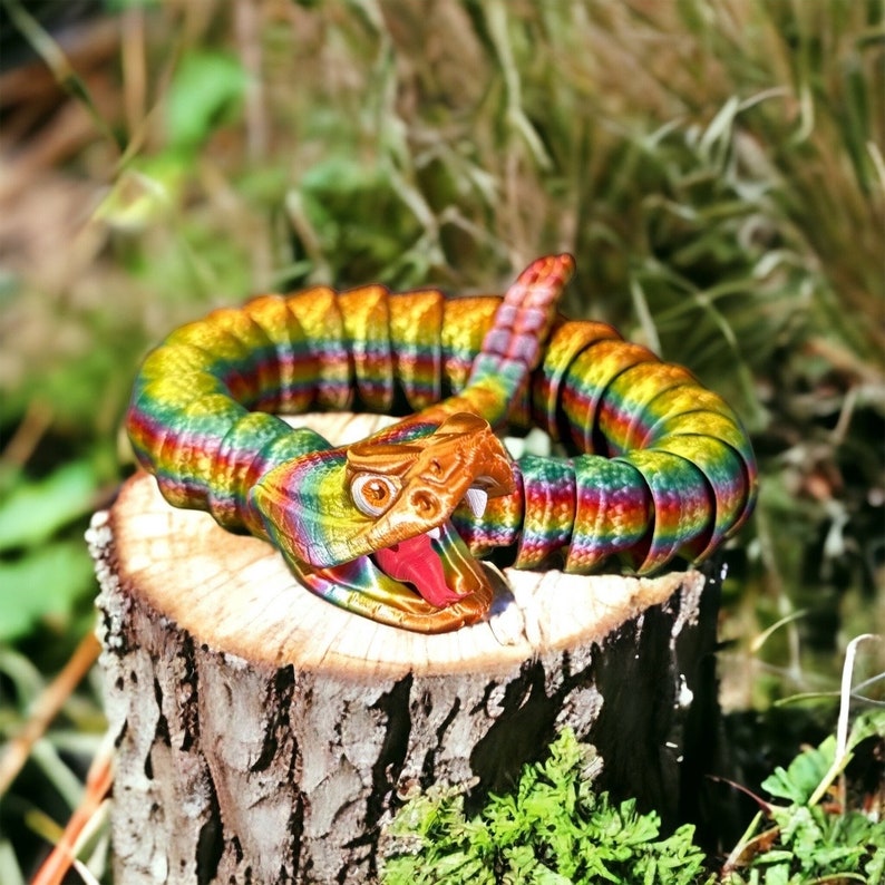 Rattlesnake / 3D Printed Snake - Etsy