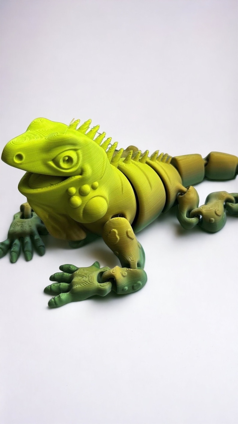 Iguana / 3D Printed Iguana - Etsy