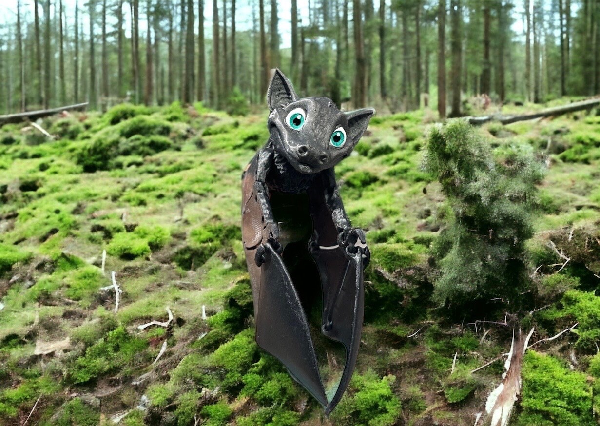 Bat / 3D Printed Bat - Etsy