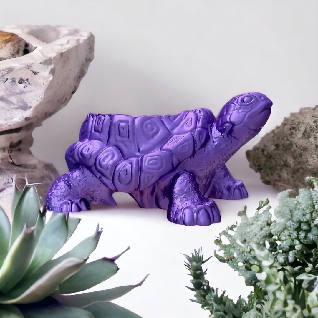 3D Printed Tortoise Pot - Etsy