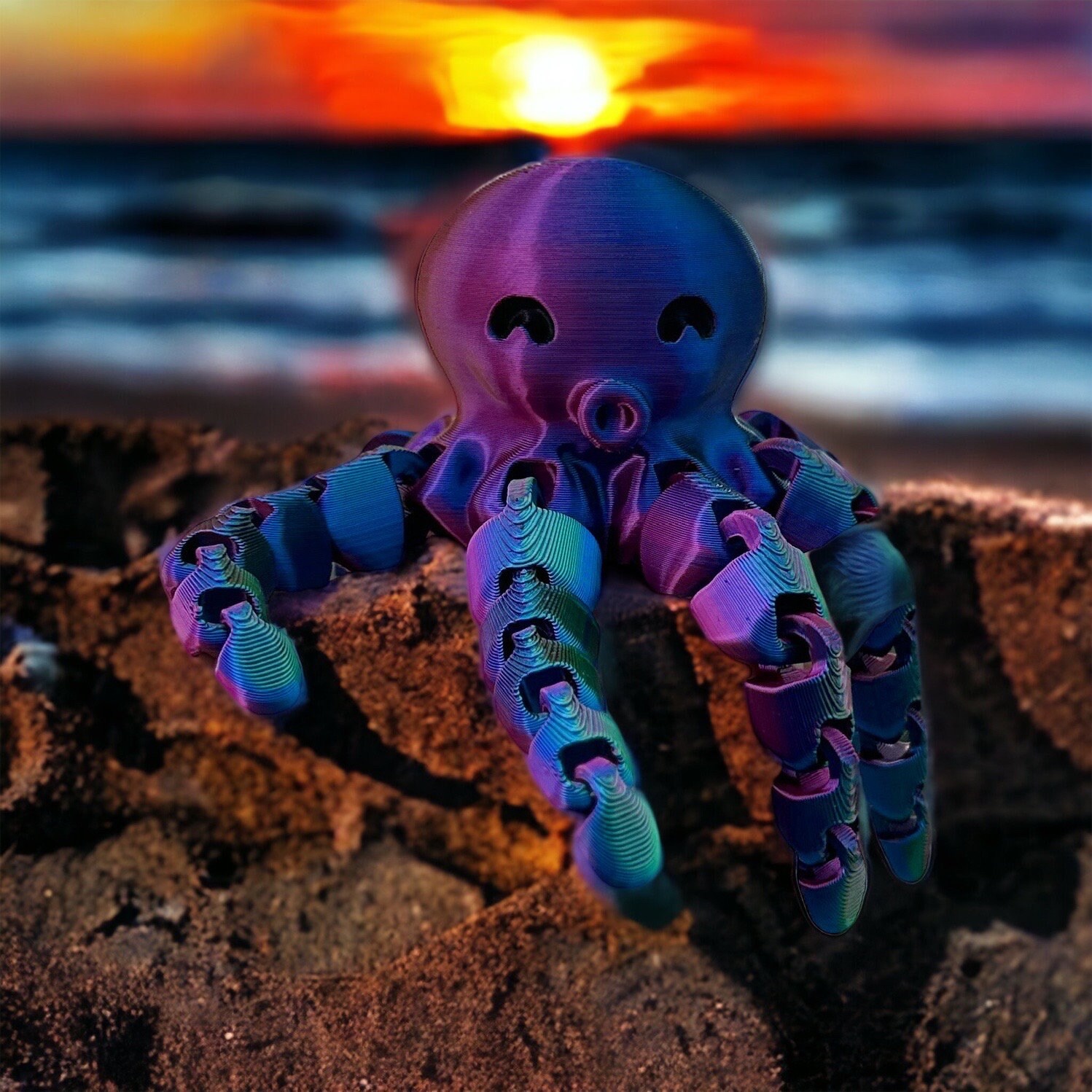 Articulating Octopus / 3D Printed Octopus - Etsy