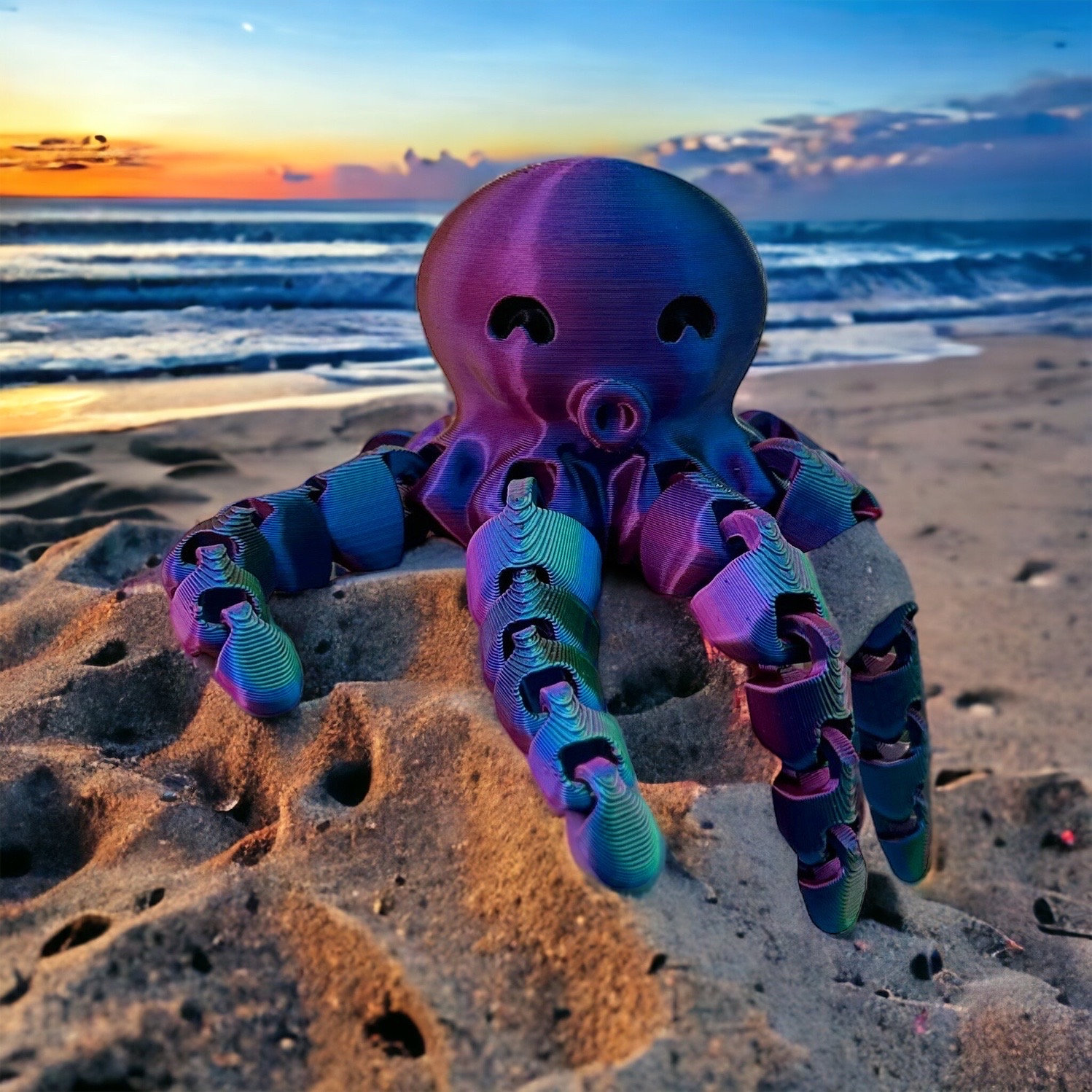 Articulating Octopus / 3D Printed Octopus - Etsy
