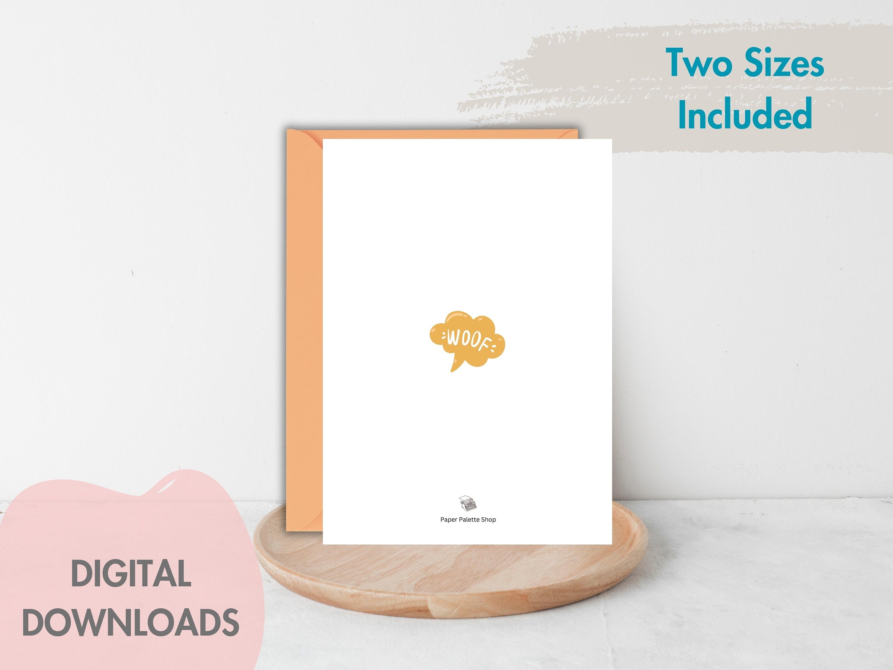 Printable Birthday Card, Digital Card With Pawsitively Adorable Dogs ...