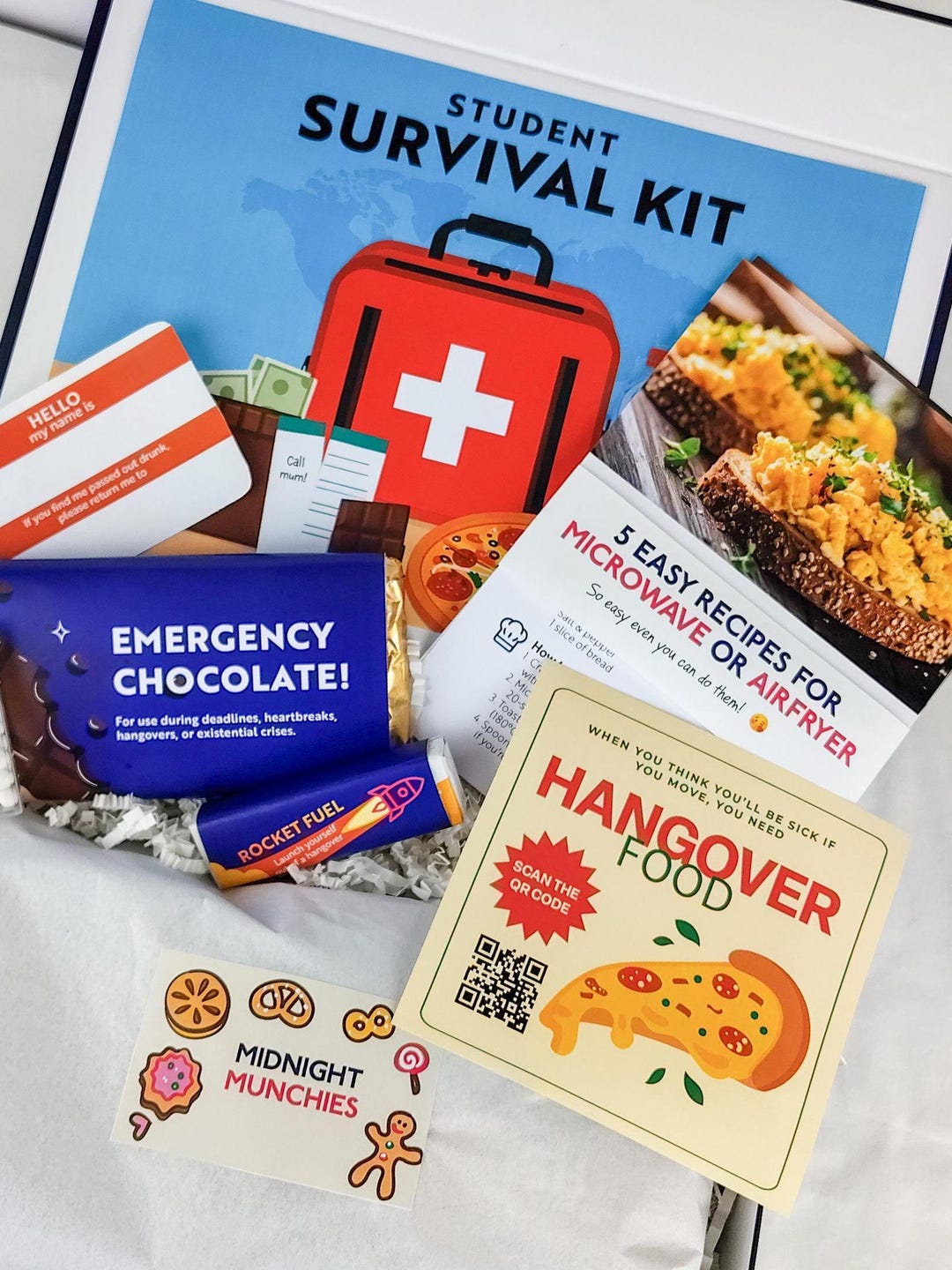 Funny University Survival Kit: Personalized College Gift Box - Etsy
