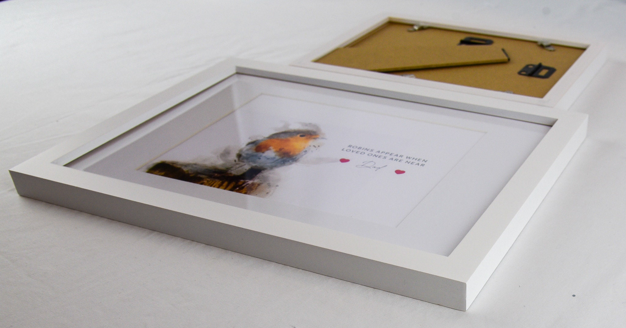 Unique Grieving Friend Gift | Red Robin Print Personalised | Quote ...