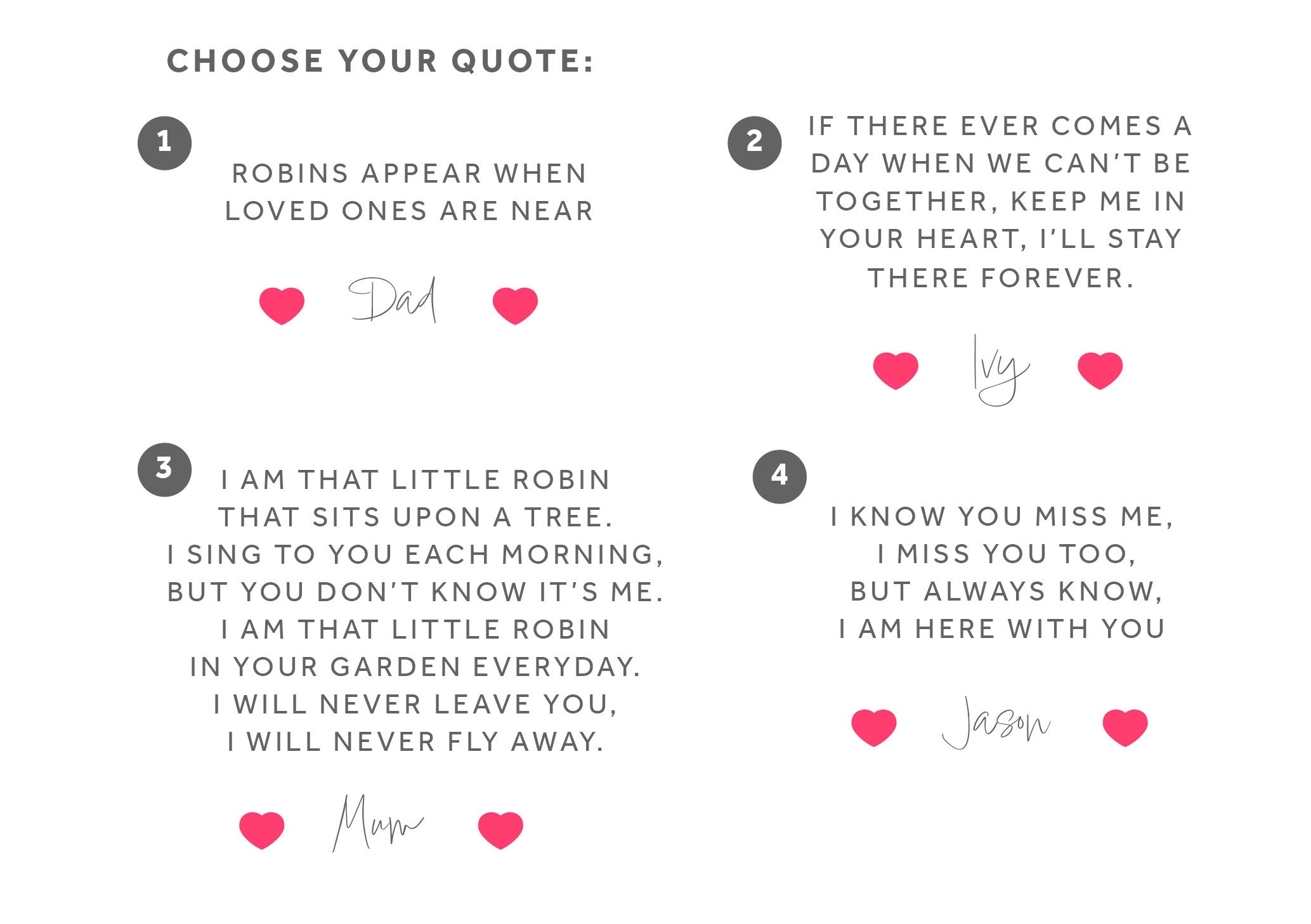 Unique Grieving Friend Gift | Red Robin Print Personalised | Quote ...