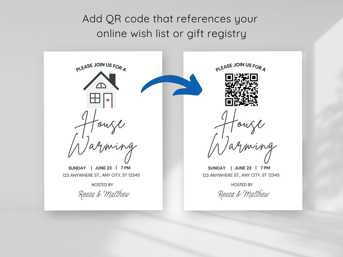 Editable House Warming Invitation, House Warming Party, Customisable in ...