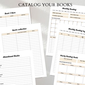 Printable Book Review, Book Tracker, Reading Journal Digital Book ...