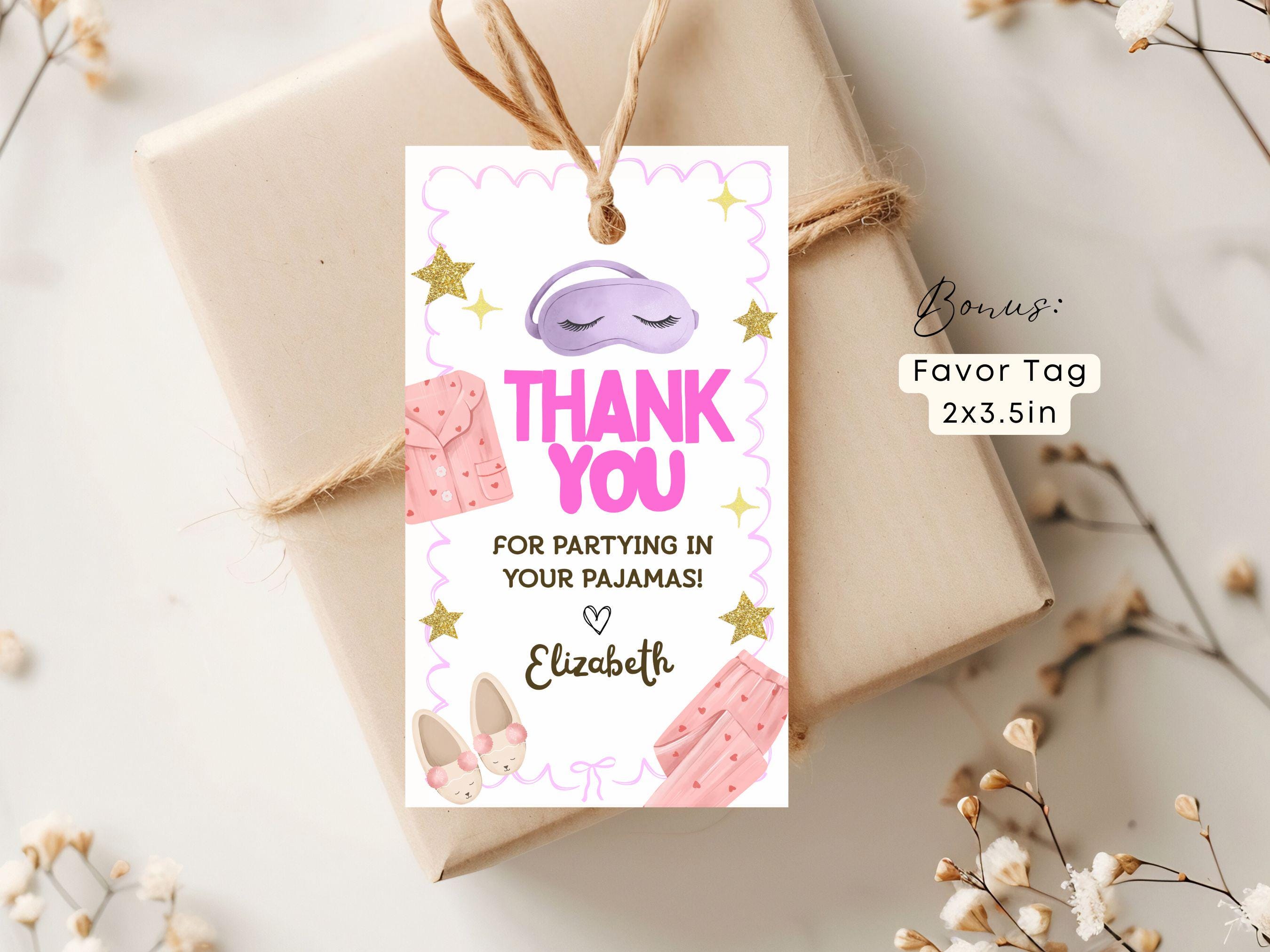 Pajama Party Birthday Invitation Sleepover Slumber Birthday Party ...