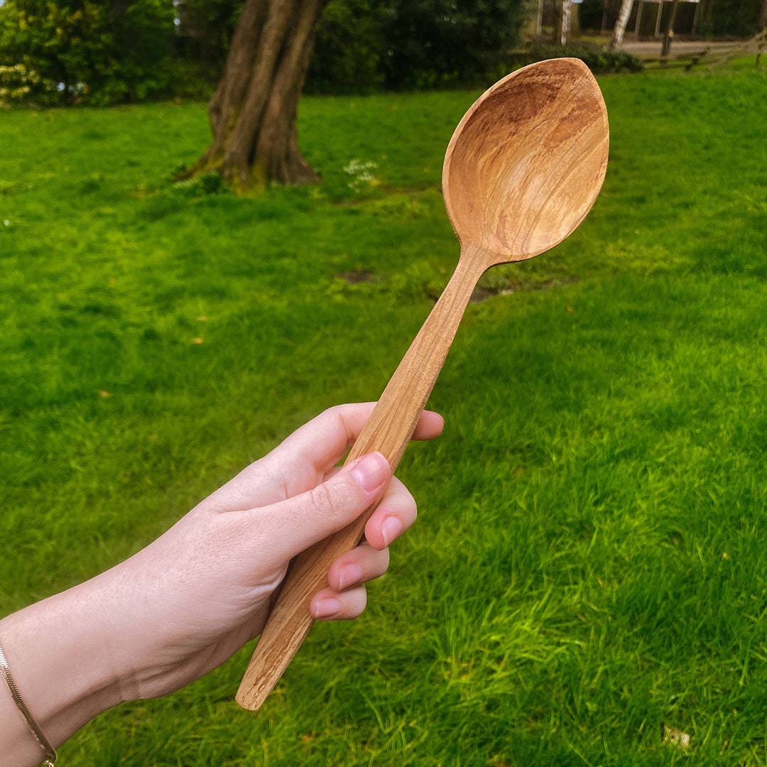 Olive Wood Cooking Spoon Rustic Decor Kitchen Accessories Serving Spoon ...