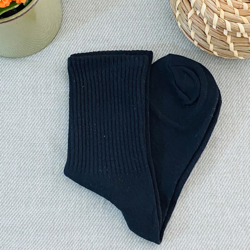 Black Socks - Etsy