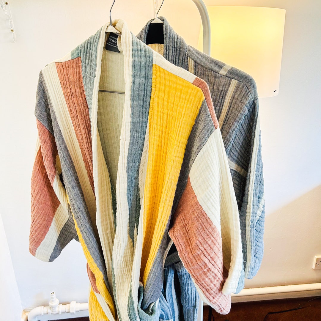 Muslin Beach Robe Oversized Bath Robe for Her Unique Stylish Home Gift ...