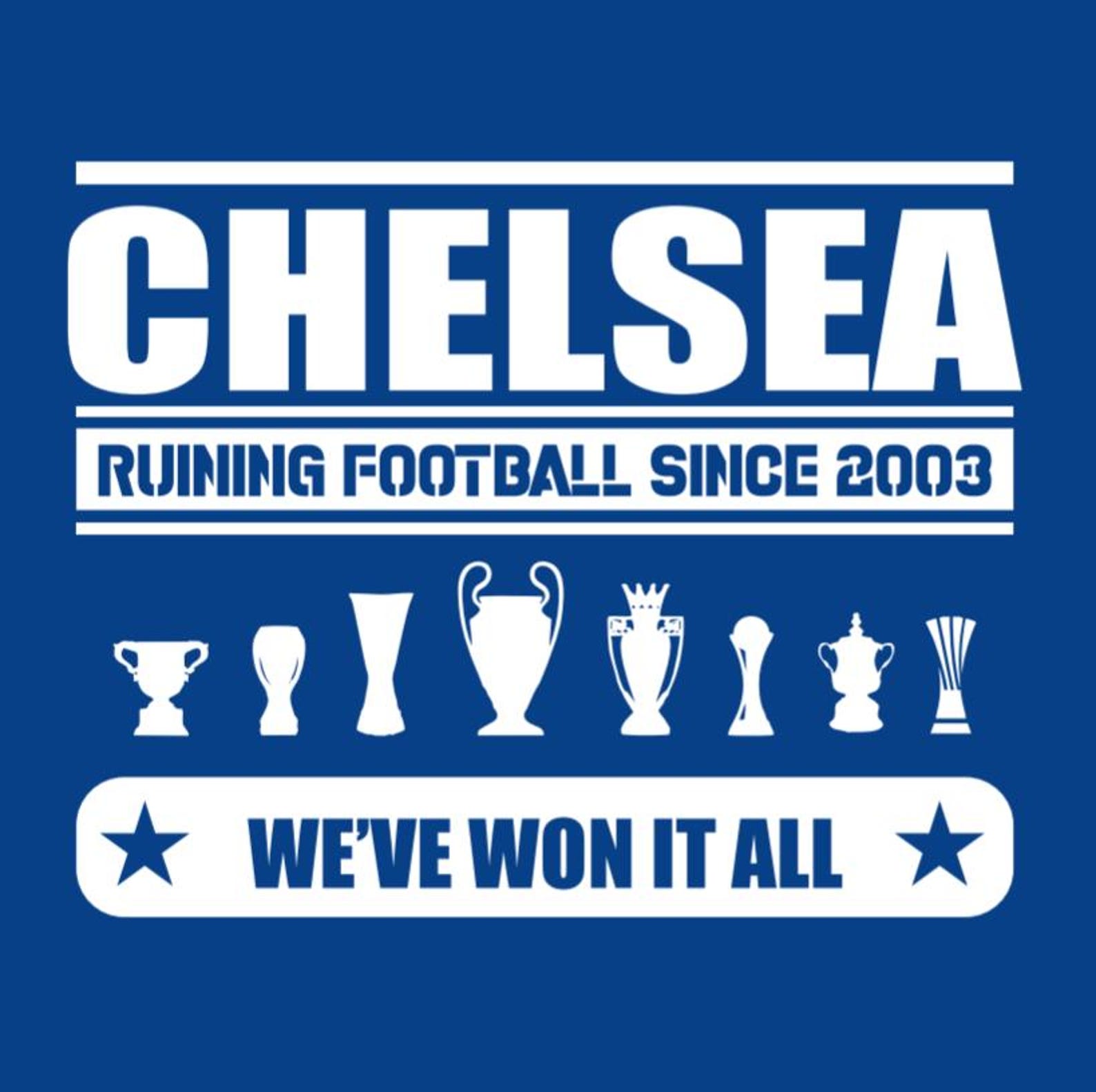 Chelsea Cup Winners Tee 'we've Won It All' - Etsy