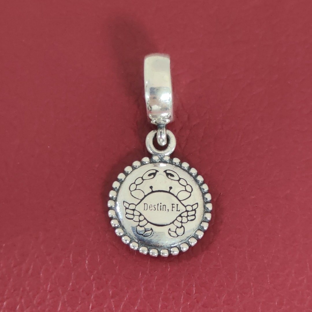 Pandora Florida Exclusive Destin Crab Dangle Charm Pendant, 925 ...