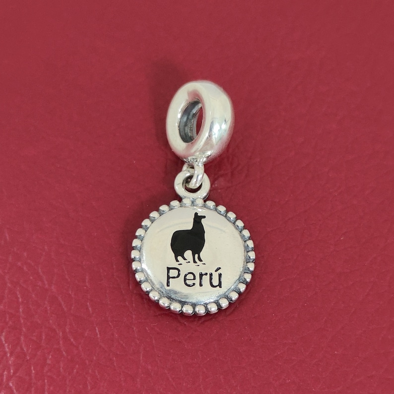 Pandora Peru Lima Exclusive Dangle Charm Love Travel Pendant, 925 ...