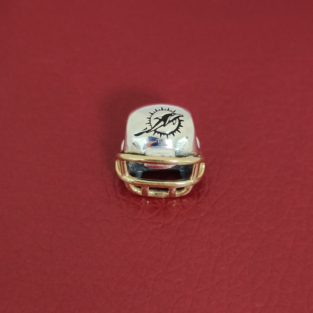 Pandora miami Dolphins Football Helmet Charm Pendant, 925 Sterling ...