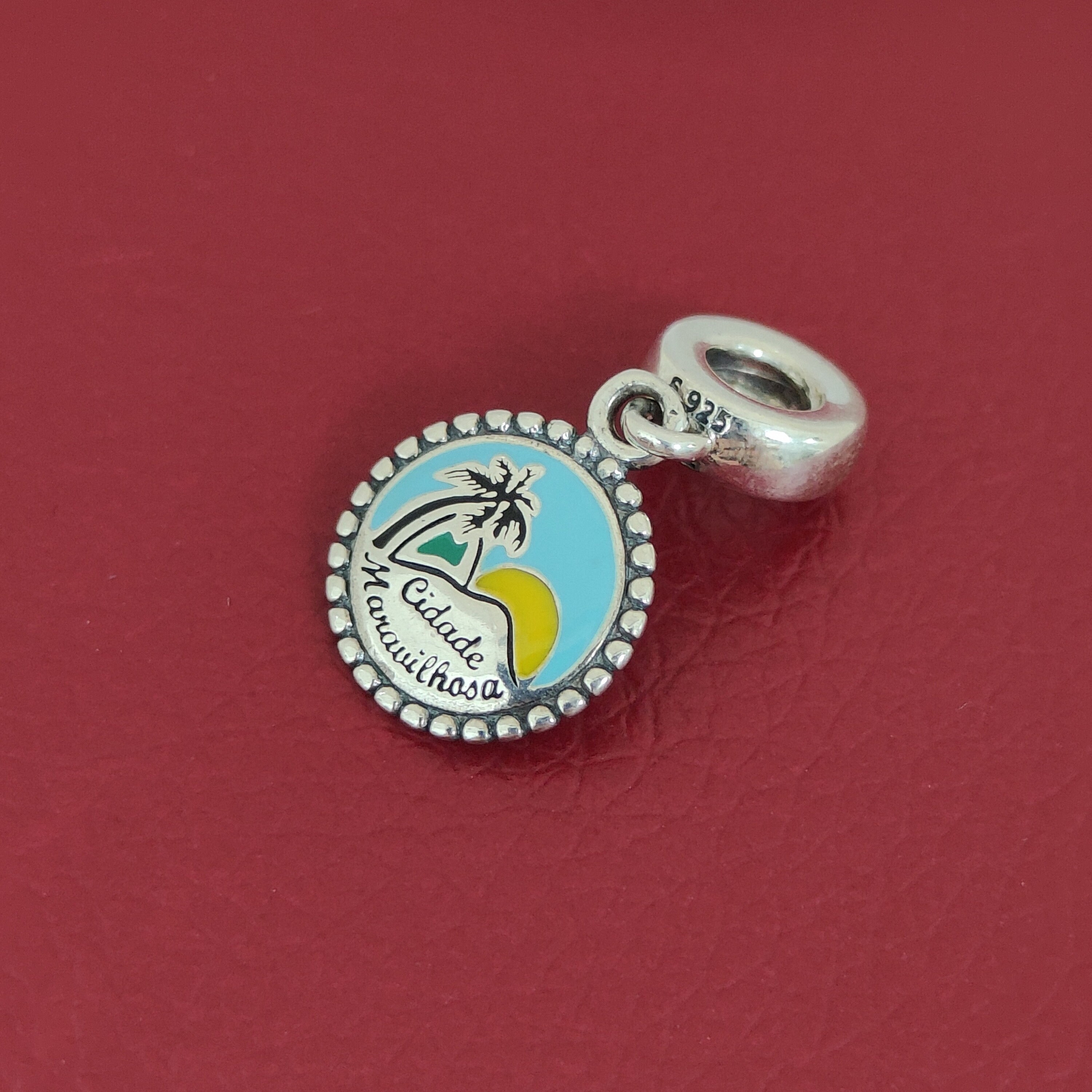 Pandora Berloque Pingente Rio De Janeiro Em Prata Cidade - Etsy