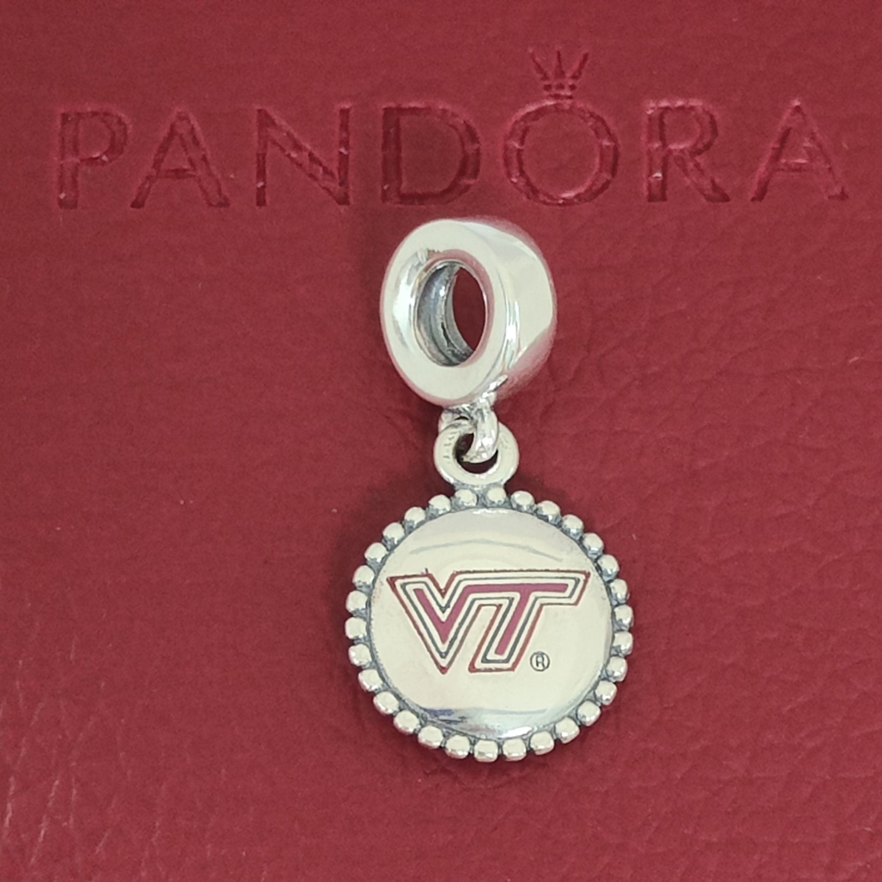 Virginia Tech Pandora Bead
