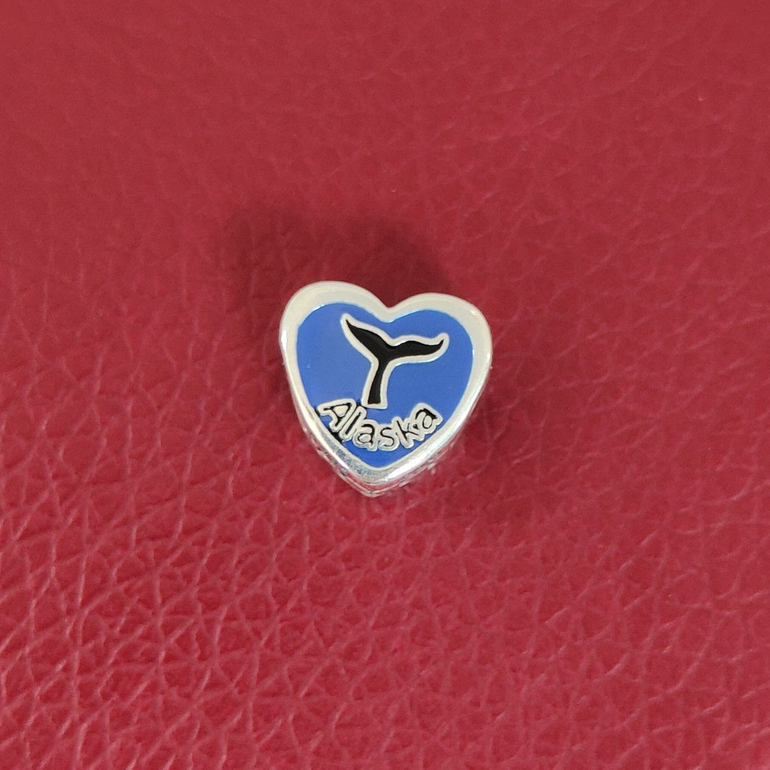 Pandora Alaska Whale Tail & Cruise Ship Heart-shaped Charm - Etsy