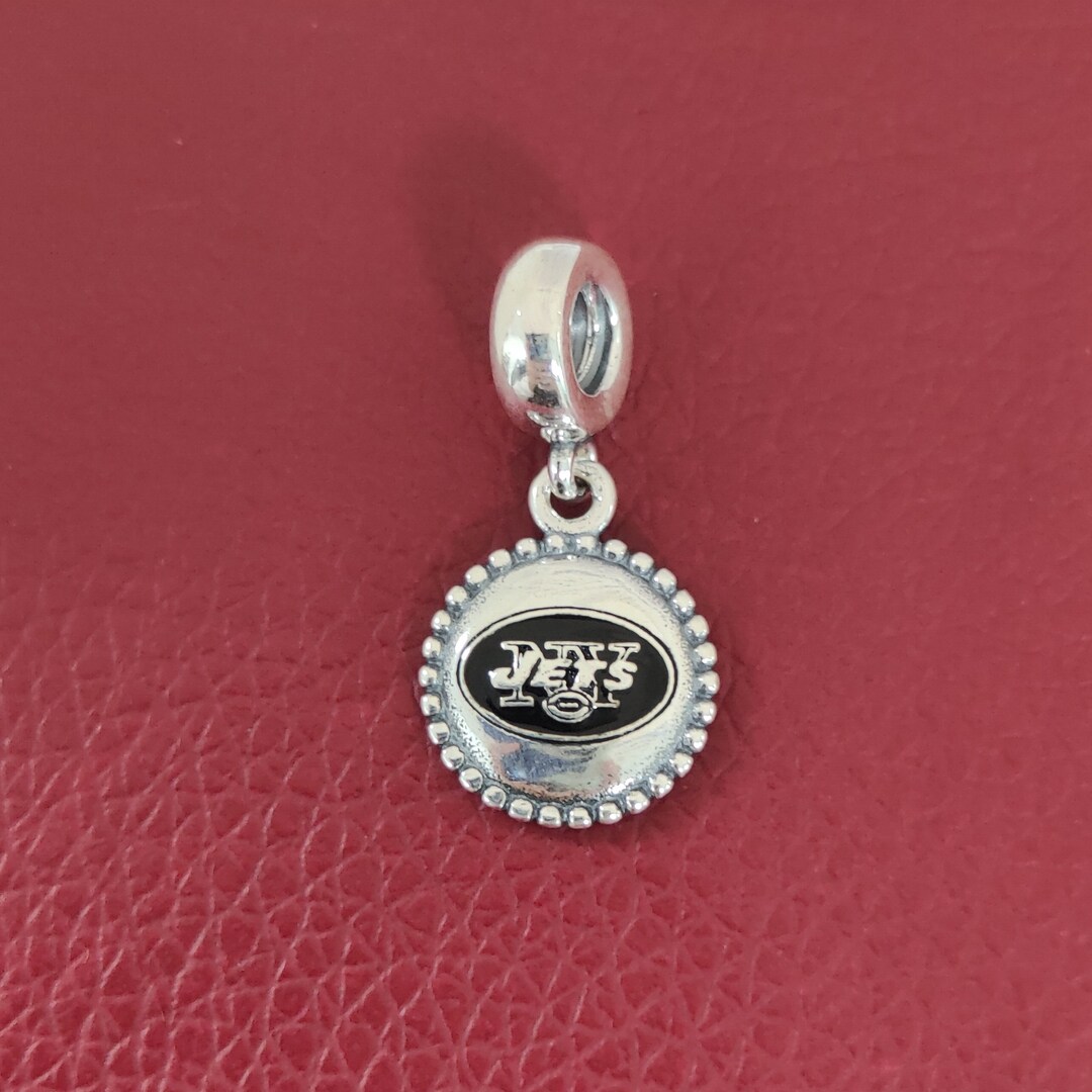 Pandora New York JETS NFL Football Dangle Charm Pendant 925 - Etsy
