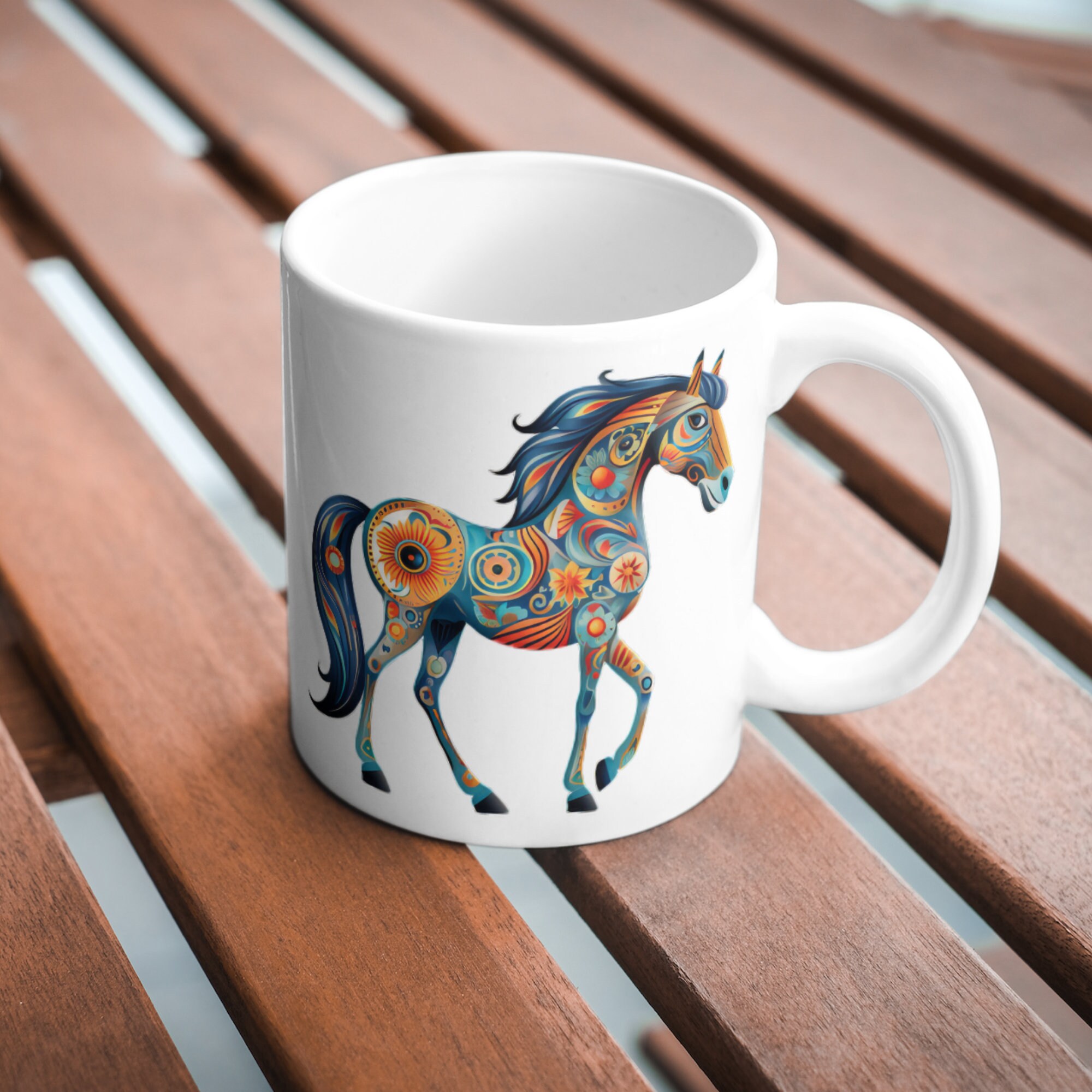 Vibrant Alebrije Animal Clipart Bundle, Colorful Alebrije Style Horse ...