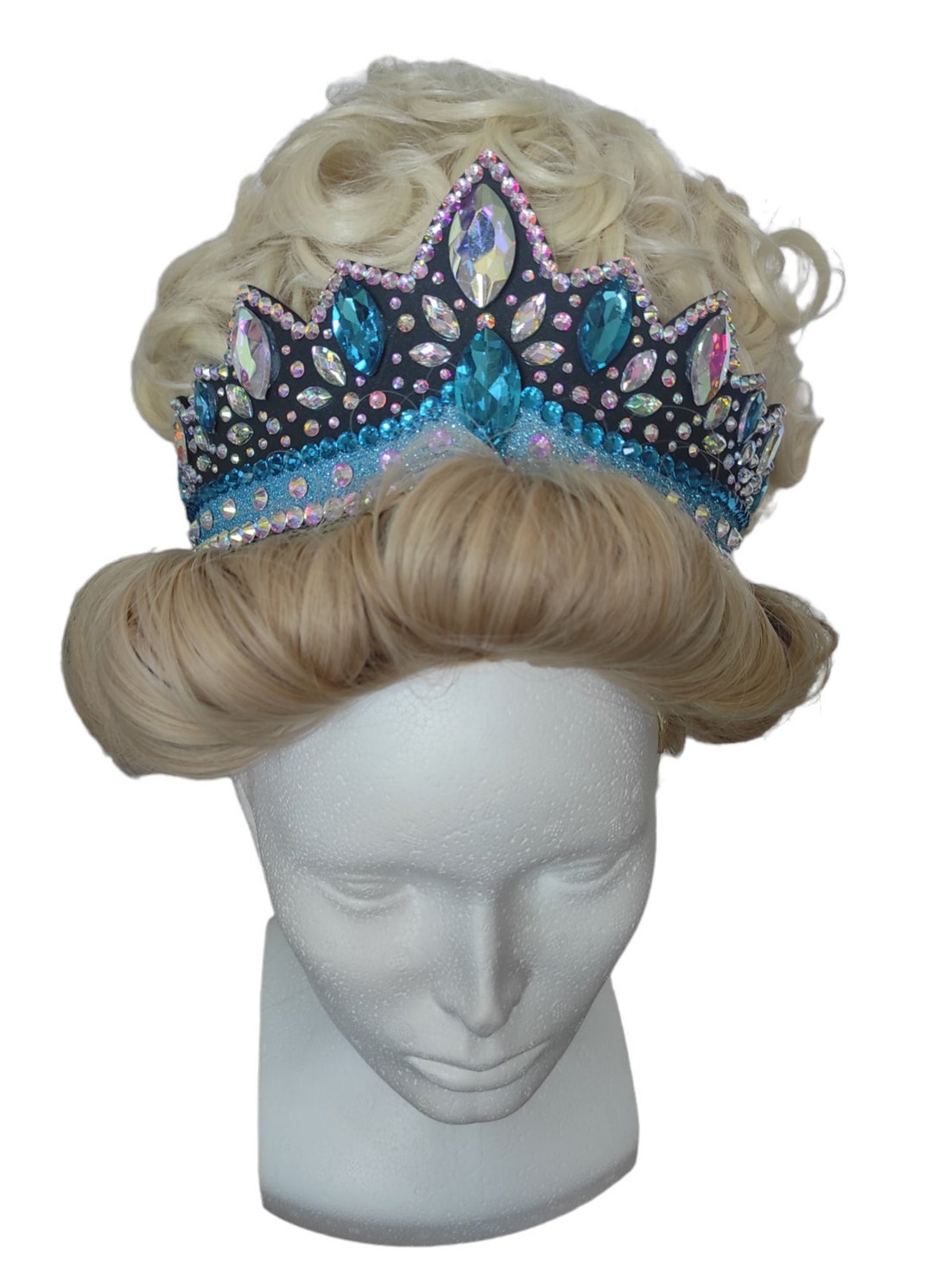 Irish Dancing Tiara Ríonach Blue Edition aquamarine, Sapphire ...