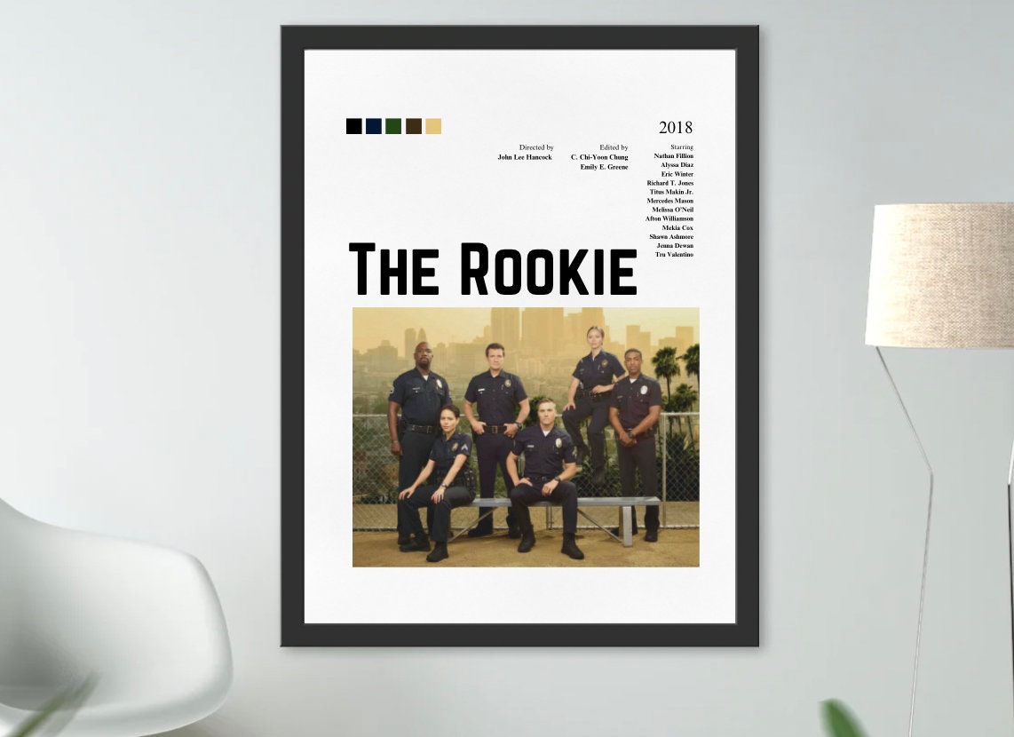 The Rookie Movie Minimal Poster | the Rookie Poster | Tim Bradford ...