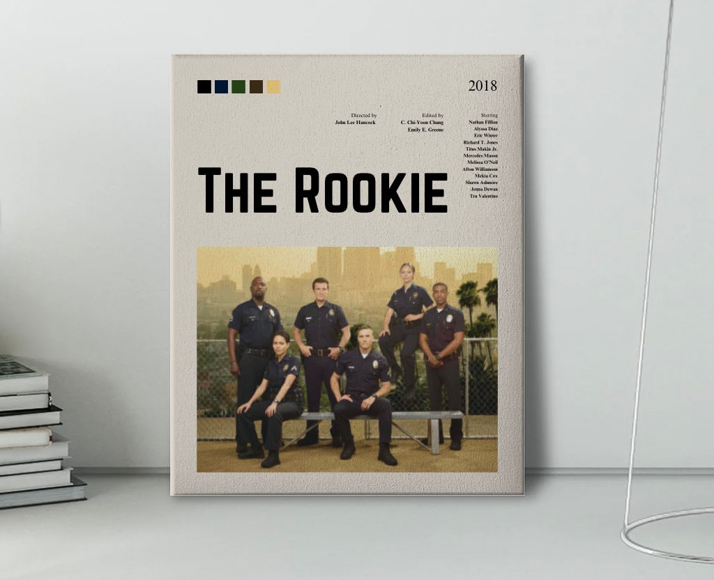 The Rookie Movie Minimal Poster | the Rookie Poster | Tim Bradford ...