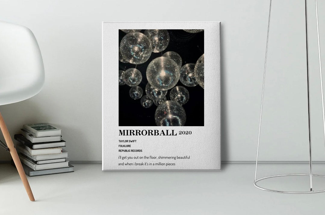 Taylor Swift Mirrorball Retro Song Poster,digital Download, Art, Gift ...