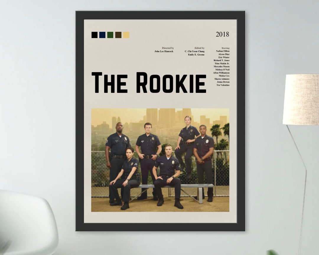 The Rookie Movie Minimal Poster | the Rookie Poster | Tim Bradford ...