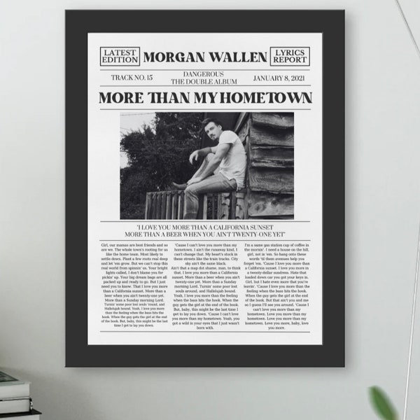 Morgan Wallen Printable Wall Art - Etsy