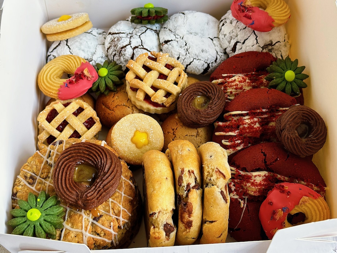 Handmade Vegan Cookie Box, Cookies, Biscuits, Mix Cookies - Etsy UK