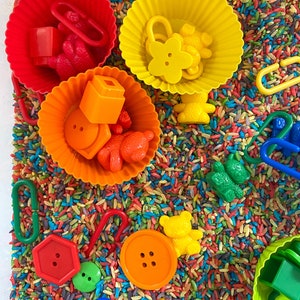 Color Sorting Sensory Bin, Color Sorting, Sensory Bin, Sensory Play - Etsy
