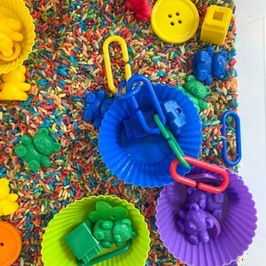 Color Sorting Sensory Bin, Color Sorting, Sensory Bin, Sensory Play - Etsy