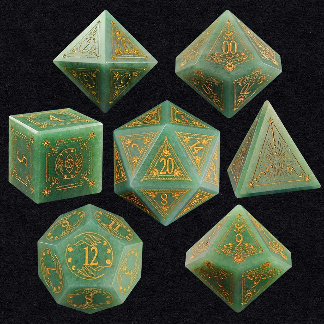 Green Aventurine Dice Set Indian Jade Gemstone Dnd Dice Set Dungeons ... Green Aventurine Dice Set Indian Jade Gemstone Dnd Dice Set Dungeons ...