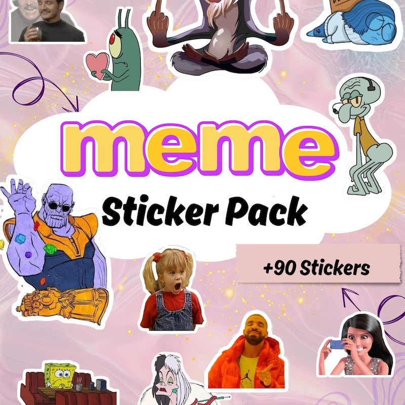 Reaction Stickers - Etsy