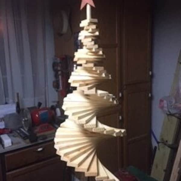 Spiral Wooden Tree - Etsy