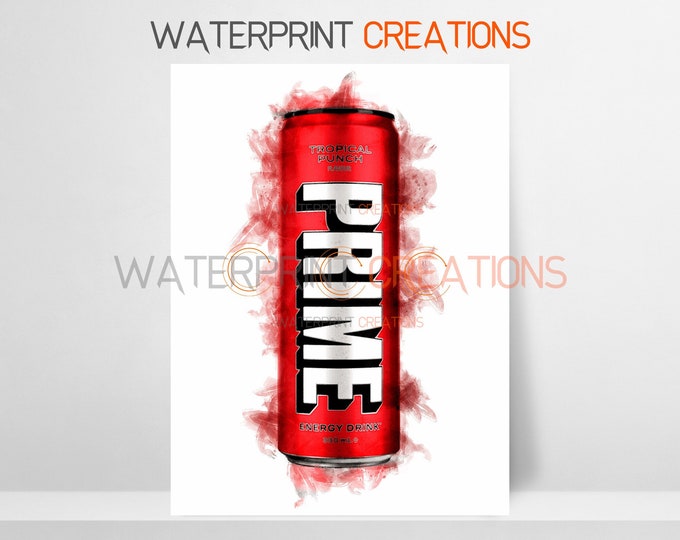 Pink Prime Sticker Drink Prime Prime Hydration KSI Logan Paul KSI Prime ...