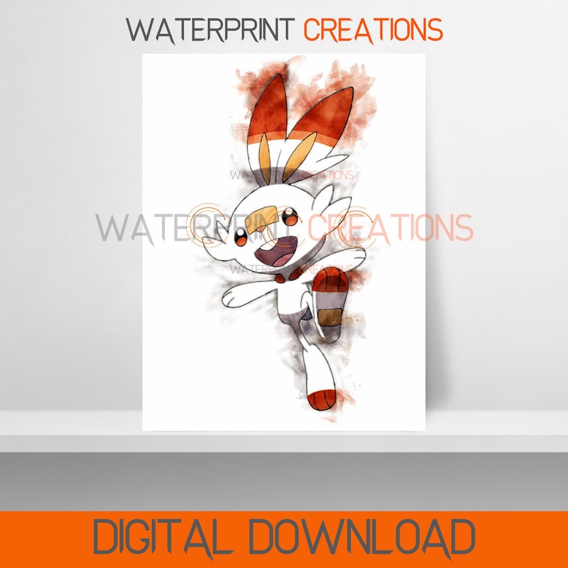 Scorbunny Art - Etsy