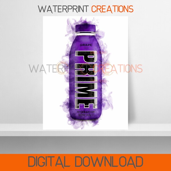 Prime Hydration Poster - Etsy