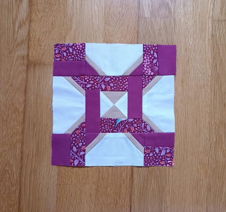 Foundation Paper Piecing Pattern Deliciously Plaited Geometric Quilting ...